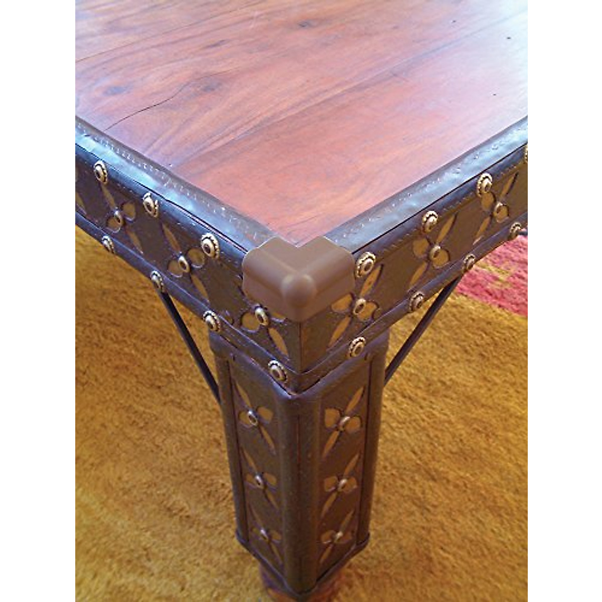 Dreambaby Foam Corner Cushions, Brown, 4 Pack