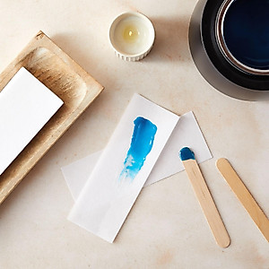 Juvale 400-Pack Wax Strips for Body and Facial Hair Removal - Non-Woven Depilatory Paper Sheets, Customizable Size, Smooth Surface, and Disposable (7.85x2.7 in)