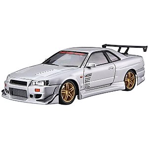 Aoshima Nissan C West BNR34 Skyline GT-R ’02 1:24 Scale Model Kit