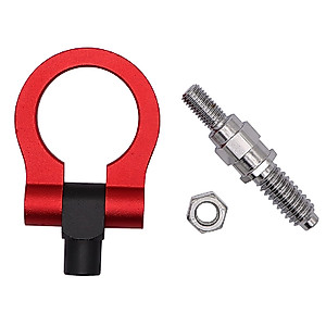 Car Refitted Front Rear Bumper Trailer Ring Eye Towing Tow Hook Kit Hook Screw On Only Compatible with BMW 1 3 5 Series X5 X6 E30 E34 E36 E39 E46 E82 E90 E91 E92 E93 E70 E71 Mini Cooper