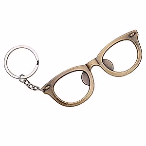 Sun Glasses Bottle Opener, Liangery Travelling Mental Beer Bottle Opener Keychain with Vintage Style