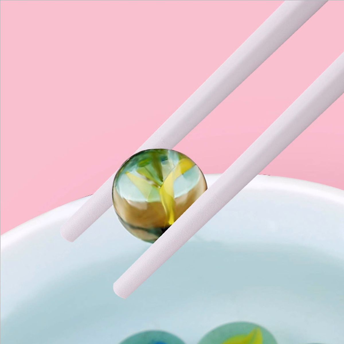 Reusable Chopsticks Japanese Fiberglass Chopsticks Lightweight Dishwasher Safe Multicolor 5 Pairs Gift Set