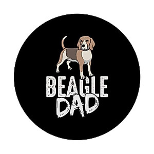 Beagle dad dog dad daddy master fun dogs PopSockets Standard PopGrip