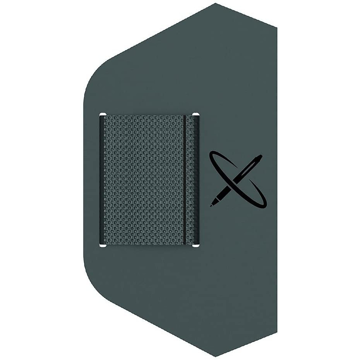 Rocketbook Smart Reusable notebook - Dot Grid Eco-friendly Smart Erasable Notebook Infinity Black Cover (8.5" X 11") With Rocketbook Accessories