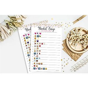 All-Ewired-Up Bridal Shower Emoji Picture Game (50-sheets)