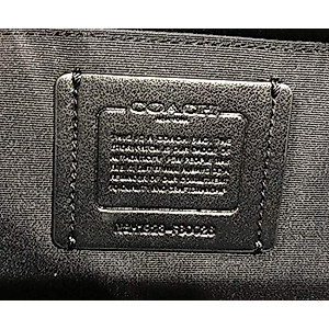 Coach Cross Grain Leather City Zip Tote Bag Purse (IM/Black Deep Ocean Multi)