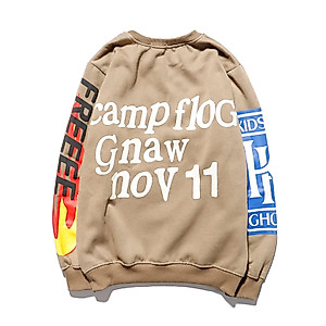 BXCNCKD Gothic Hoodie Harajuku Printed Sweatshirt Men's and Women's Hip Hop Hoodies (Style 4,XXL,XX-Large)