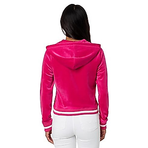 Juicy Couture Heritage Rib Trim Track Pants with Contrast Rib Free Love LG (US 10-12)