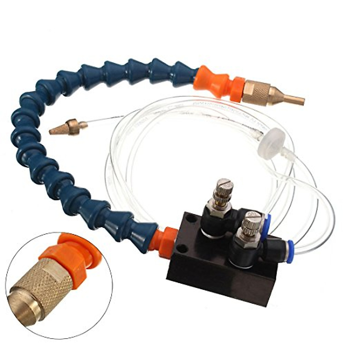 OriGlam 【The Mist Coolant Lubrication Spray System for Metal Cutting Engraving Cooling Sprayer Machine for Air Pipe CNC Lathe Milling Drill