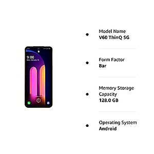 LG V60 ThinQ 5G UW Blue 128GB for Verizon (Renewed)