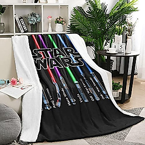Classic Soft Warm Space Movie Blanket Lightweight Cozy Throw Blankets for Couch Flannel Blanket Throw for Kids Adult 60X80Inch