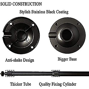 Universal Projector Mount Projector Ceiling Mount 12-17 in Adjustable Height 360° Rotation Stainless Aluminium Alloy Cable Management Projector Wall Mount for Mini Projector Video CCTV DVR Camera