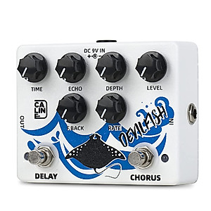 Caline DCP-03 DEVILFISH Chorus Delay Effect Pedal Dual Guitar Pedal