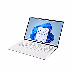 LG Gram 14Z90P Laptop 14" Ultra-Lightweight, (1920 x 1200), Intel Evo 11th gen CORE i5 , 8GB RAM, 256GB SSD, Windows 11 Home, 25.5 Hour Battery, Alexa Built-in, 2X USB-C, HDMI, USB-A - White