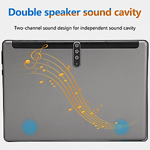 10.1 Inch IPS Display Tablet, 64GB Internal Storage, 10 Core CPU Processor 4GB RAM and 64GB Internal Storage, 2.4G/5G WiFi and 5.0BT Connection Suitable for Children to Read, Browse(USA)