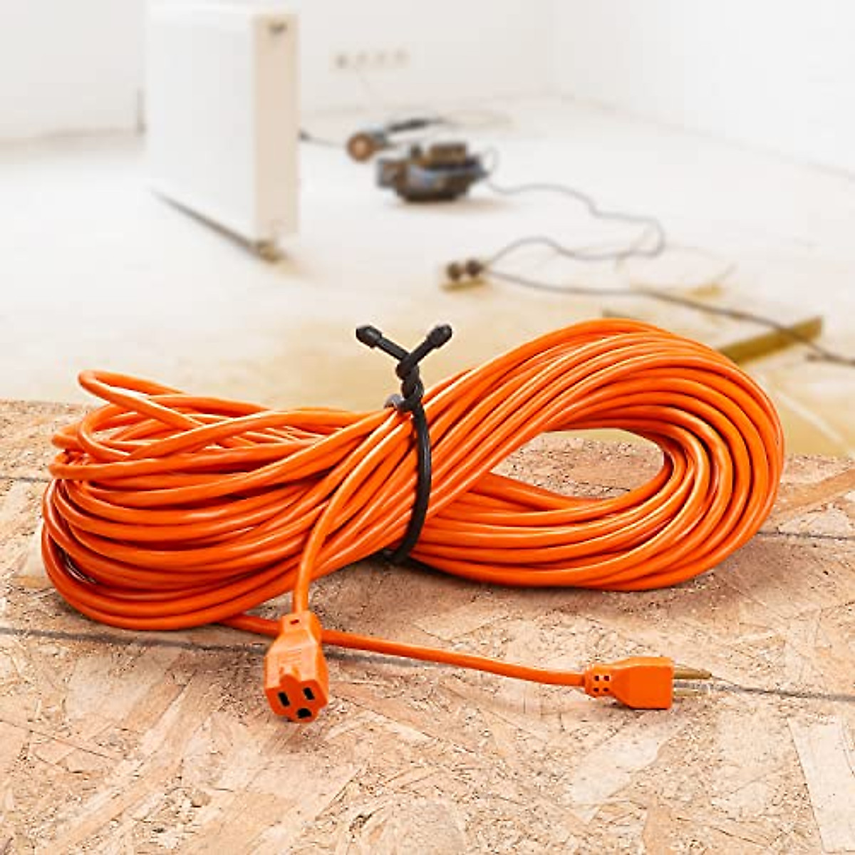 Nite Ize, Inc. GT24-01-2R3 Nite Ize Original Gear, Reusable Rubber, 24 Inch, 2-Pack, Black, Made in the USA Twist Tie, 24"-2 Pack