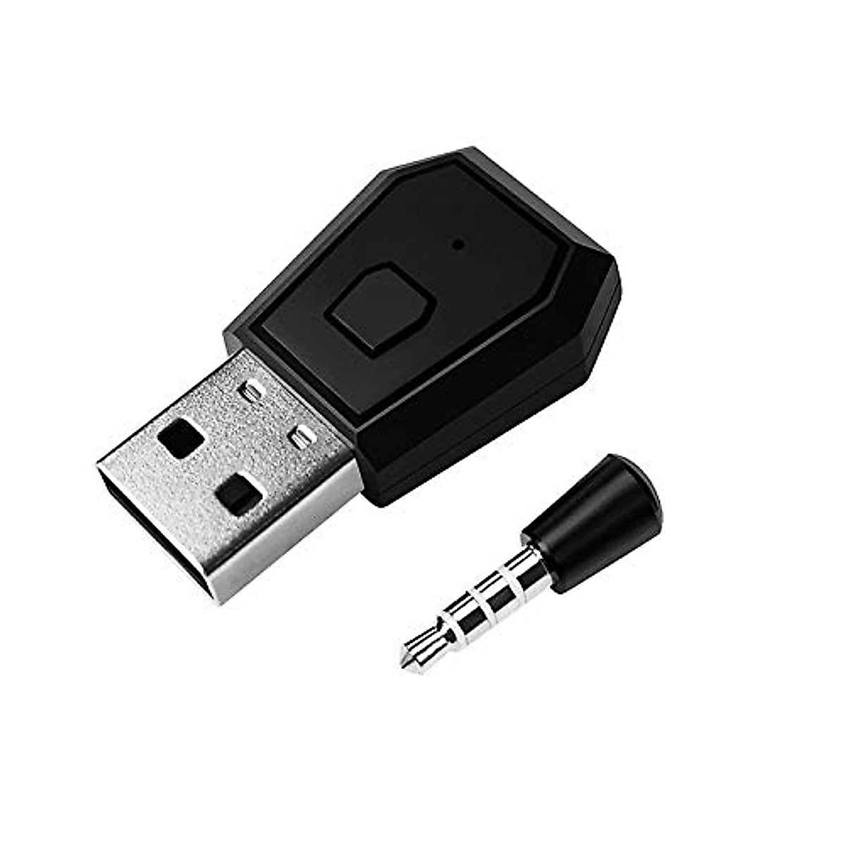 Bluetooth Adapter with Microphone for PS4 /PS5 HLRAO,USB Adapter Mini USB 4.0 Bluetooth Adapter/Dongle Receiver and Transmitters Dongle Bluetooth Compatible with Playstation Support A2DP HFP HSP.