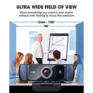 VITADE Webcam 1080P 60fps with Microphone for Streaming, 682H Pro HD USB Computer Web Camera Video Cam for Gaming Conferencing Mac Windows Desktop PC Laptop Xbox Skype OBS Twitch YouTube Xsplit