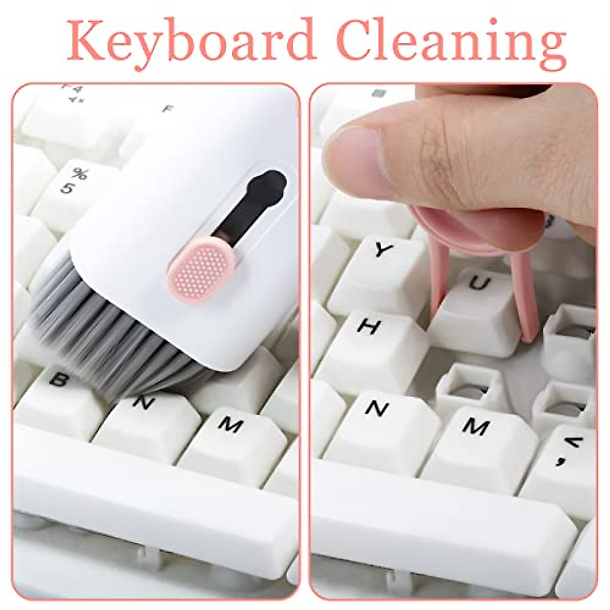 walrfid Laptop Keyboard Earbud Screen Cleaner Sprayer Kit for Airpods Pro MacBook iPad iPhone iPod, Electronics Airpod Cleaning Pen Brush Tool for PC TV Phone Computer - 5ml Screens Cleaners Spray