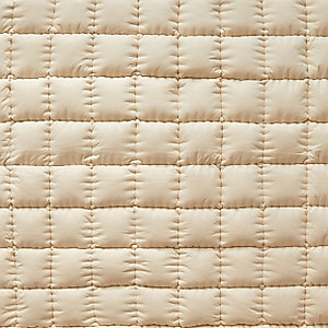 Wow 100% Organic Merino Wool Pillow Top Mattress Topper 2" for Back Pain Relief | Non-Toxic Raw Cotton Cover | Natural Cooling Quilted Fitted Mattress Pad | Hand Made Authentic Comfort | Medium Firm