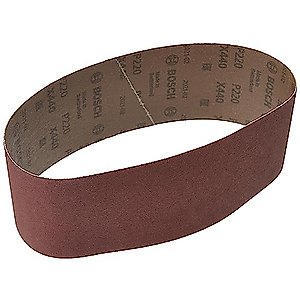 Bosch Professional 10 pcs. Sanding Belt Set X440 Best for Wood and Paint (75 x 533 mm, Grit 220, Accessories for Belt Sanders)