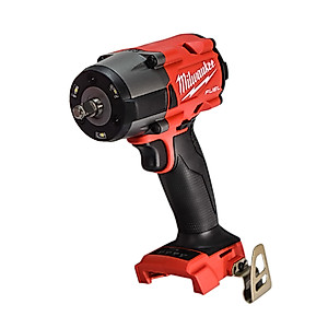 Milwaukee M18 18V Fuel 3/8" Mid-Torque Impact Wrench Kit Cordless Lithium-Ion Brushless 2960-22 with (2) 5Ah XC Batteries, Charger & Carrying Tool Case