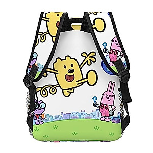 KOVOS Wow! Wow! Anime Wubbzy! Laptop Bag Cartoon Backpack Casual Travel Backpacks Daypack For Men Women