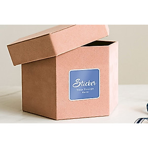 120 Labels Personalized and Custom Design Vinyl Stickers Removable Waterproof UV Resistant Any Shape and Size with Your Logo Text Image