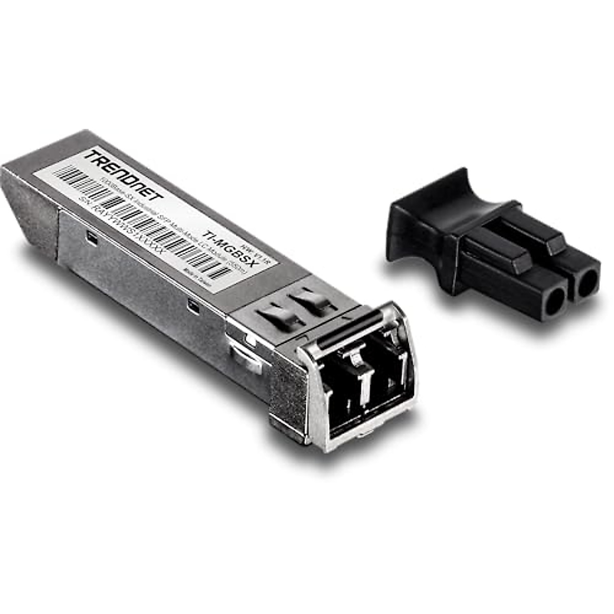 TRENDnet 1000Base- SX Industrial SFP to RJ45 Multi-Mode LC Module, TI-MGBSX, Up to 550m (1,804 Ft), IEE 802.3z, ANSI Fiber Channel, Data Rates up to 1.25Gbps, LC-Type Duplex, Lifetime Protection