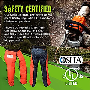 Forester OEM Arborist Forestry Professional Cutter's Combo Kit Chaps Helmet