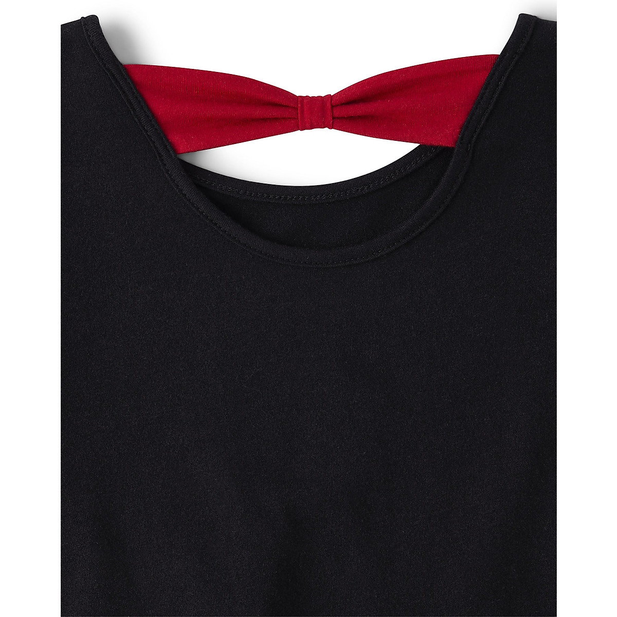 The Children's Place,and Toddler Girl Long Sleeve Fashion Shirts 4-Pack,Black | Classic RED 1 | Large Roses_Black | Rocker Plaid_Simply White,4T