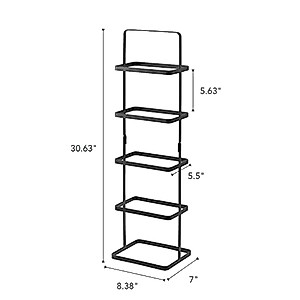 Yamazaki Home Shoe Rack, Tall, Black