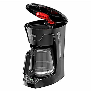 12-Cup* Programmable Coffeemaker, Black