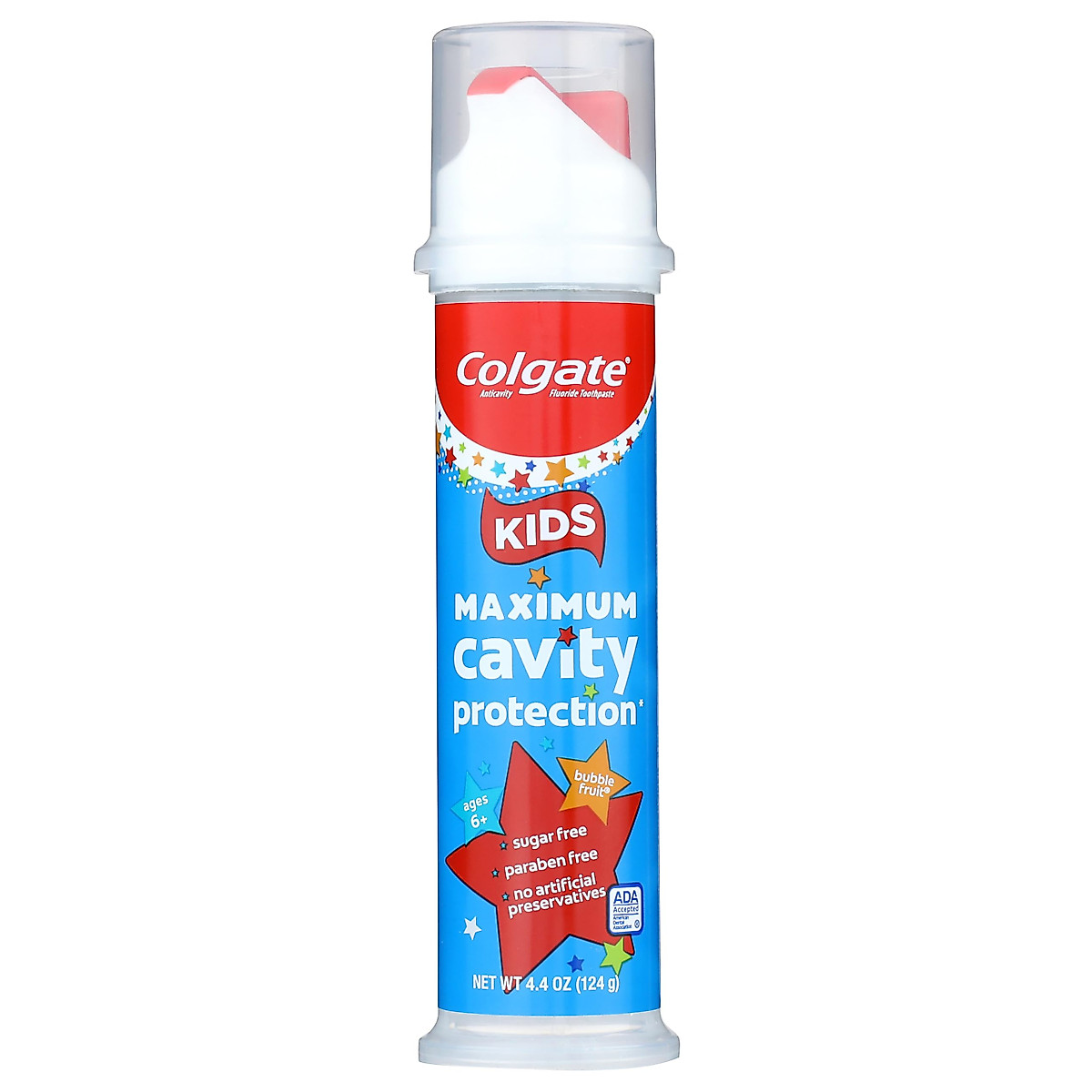 Colgate Kids Toothpaste Pump, Maximum Cavity Protection, 4.4 ounces