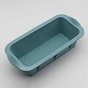 Haokaini Silicone Baking Bread Loaf Pans Set of 2,Nonstick Loaf Tins Bread Pans Bread Mould Easy to PoP Out for Bread Toast Cake Brownies Meatloaf Oven Dishwasher Safe