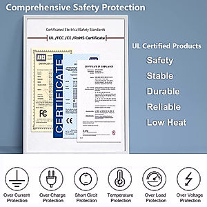 MJPOWER for Jackery 160/240/290 Charger,65W AC Adapter for Jackery Explorer 160/240/290/E290/E240/E160 & Honda 290/200 Portable Power Station Solar Generator Power Supply Battery Charger Cord