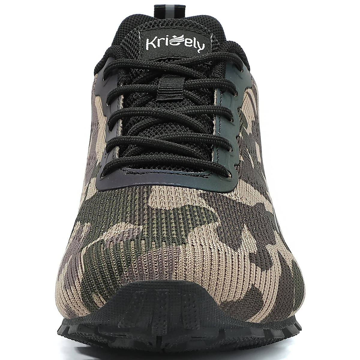 ikunka Men'S Fashion Sneakers Lightweight Breathable Walking Shoes Tennis Cross Training Shoe Non Slip Trail Running Shoes（Camo 11.5）