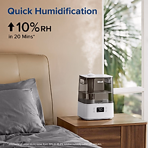 LEVOIT Humidifiers for Bedroom Large Room Home, (6L) & Dual 150 Humidifiers for Bedroom Large Room