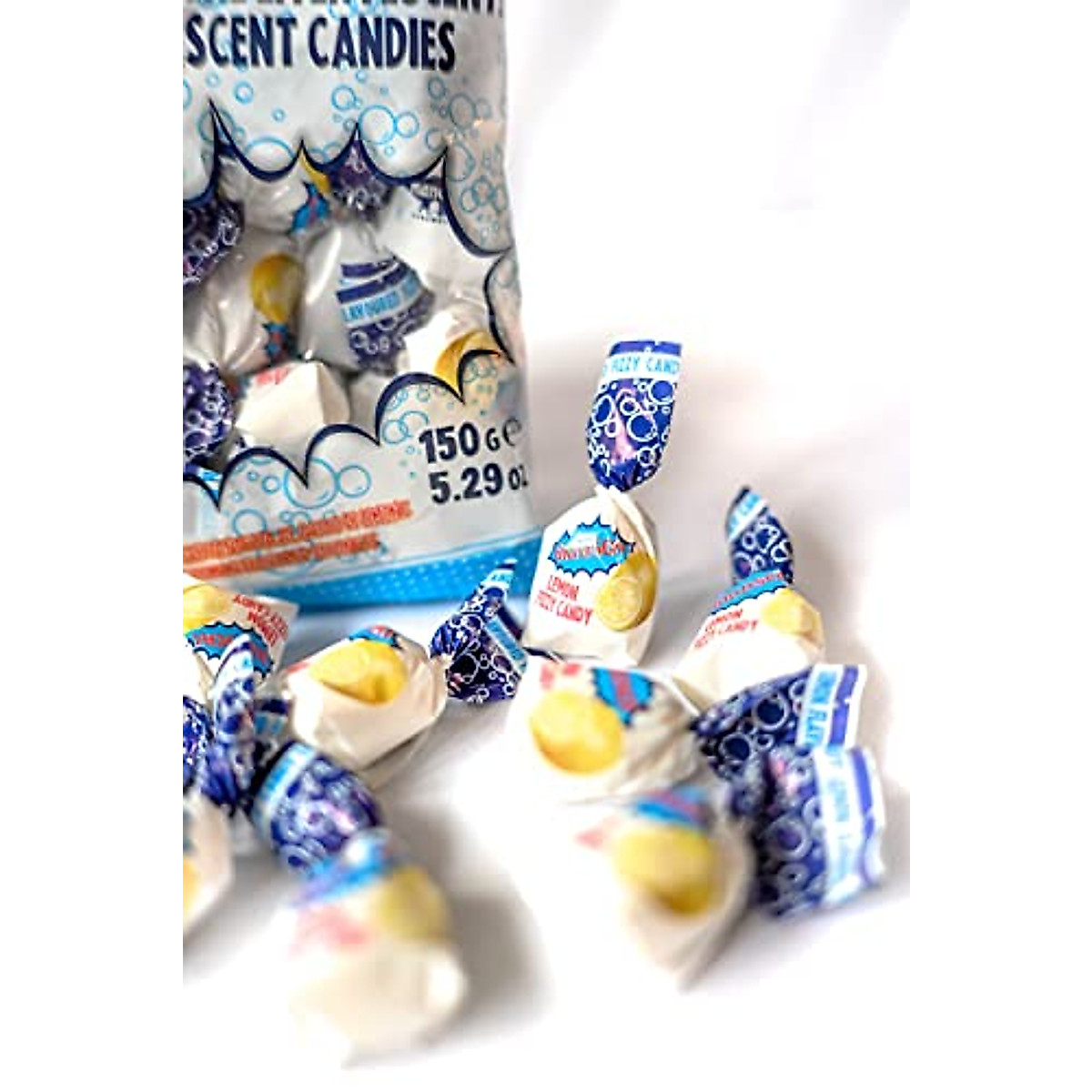 Brioschi Lemon Flavored Effervescent Fizzy Digestive Italian Candies (5.29 oz)