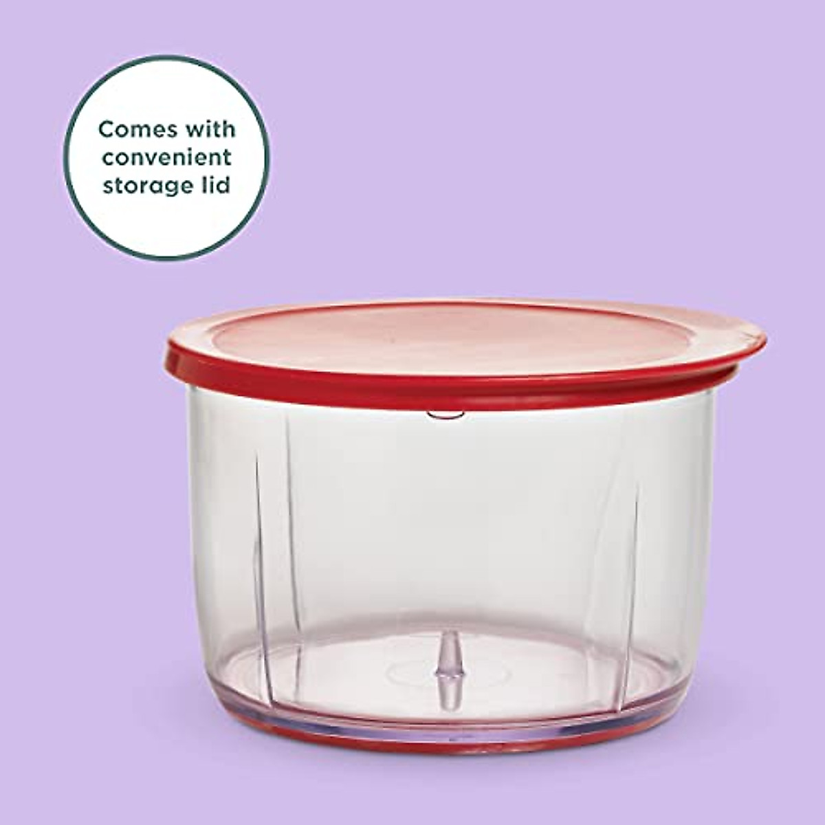 Chef'n VeggiChop Hand-Powered Food Chopper, Set of 1, Cherry