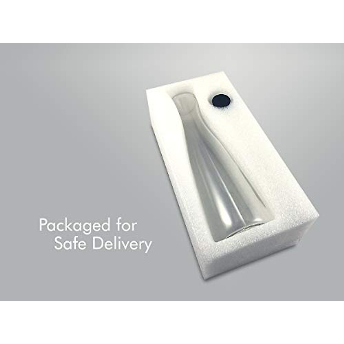 Purelite No Funnel Needed Olive Oil & Vinegar Dispenser Glass Cruet Bottle for Kitchen | Silicone Cap Keeps Oil Fresh Longer | 17 ounce cruet (Clear)