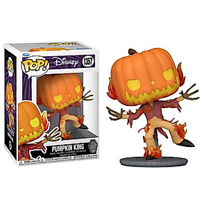 POP Disney: The Nightmare Before Christmas 30th Anniversary - Pumpkin King Funko Vinyl Figure (Bundled with Compatible Box Protector Case) Multicolored 3.75 inches