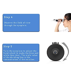 Alcohol Refractometer, Professional Handheld Alcohol 0-80% Test Refractometer, Alcohol Tester Meter Measure Instrument for Testing Distilled Beverage