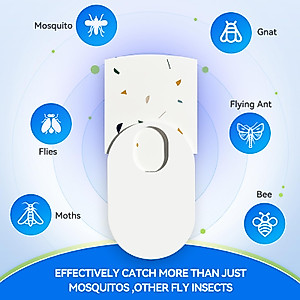 ITISBLTN Indoor Plug-in Fly Trap, 2 Pack Fruit Fly Traps & 10 pad Refills for Indoors Moths, Flies, Gnats, and Other Flies Insect