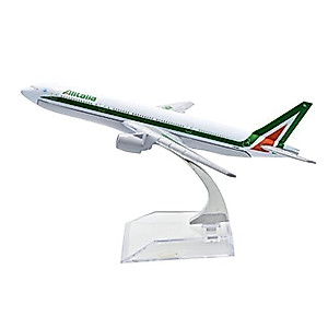 TANG DYNASTY(TM 1:400 16cm B777-200 Alitalia Metal Airplane Model Plane Toy Plane Model
