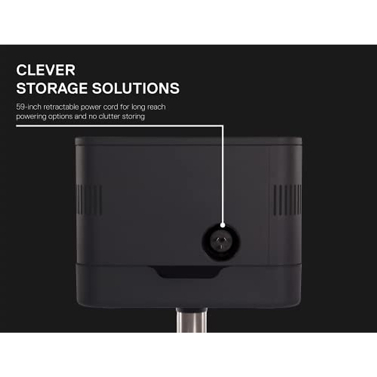 Everdure by Heston Blumenthal Fusion 29-Inch Charcoal Grill with Patented Built-in Rotisserie System & Quick Electric Ignition, Outdoor BBQ Grill, Adjustable Rod Height, Easy Clean-Up, Matte Black