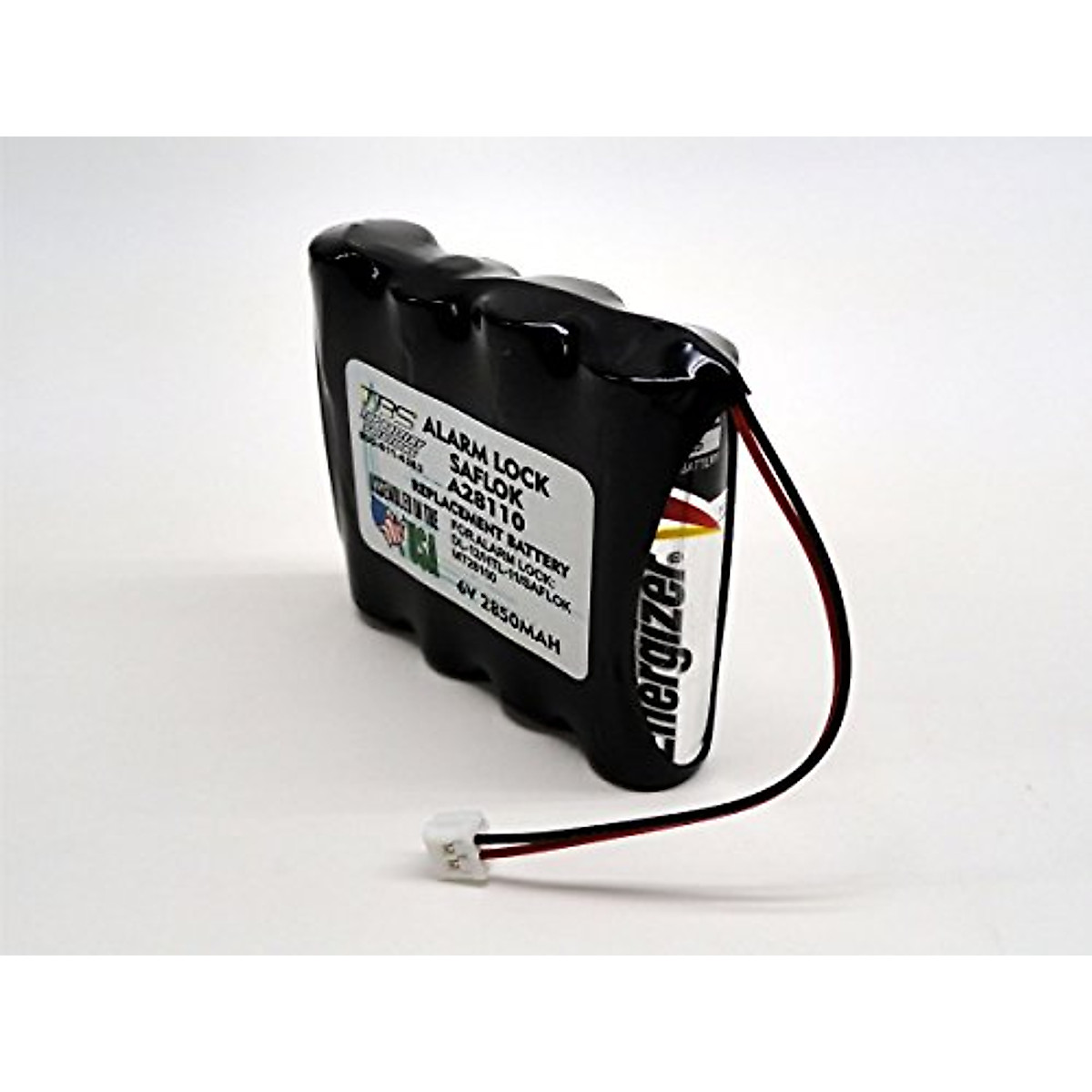 50PCS Replacement SAFLOK A28110 6V Hotel Door Lock Battery Fits 884952, A28110, A28100, DL-12/4, HTL-11/13, Intellis, MT