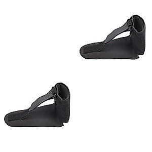 minkissy 2 pcs foot drop orthotics adjustable ankle brace drop foot support brace drop foot support orthotics night splint orthotics for plantar fasciitis tool stand Foot Orthosis soft sock