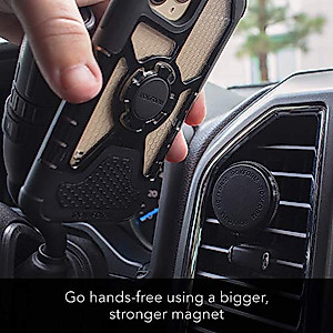 Rokform - Magnetic Air Vent Mount, Super Grip Car Truck & Van Vent Clip, Aluminum Cell Phone Holder, Removable Vent Magnet Mount, Specially Designed for Rokform Cases (Black)