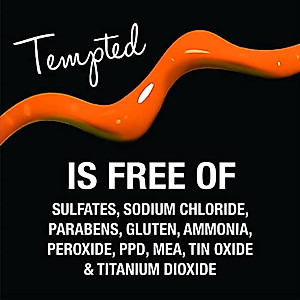 Pure Blends Tempted Intense Color Depositing Conditioner - Provides Strength, Eliminates Color Fade & Maintains Vivid Tones - Sulfate, Sodium Chloride, Paraben & Gluten Free - 8.5 Oz (Orange)